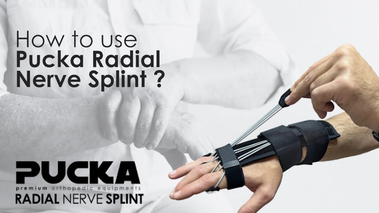 How to use Pucka Radial Nerve Palsy Splint Adjustable Drop Wrist Splint ...