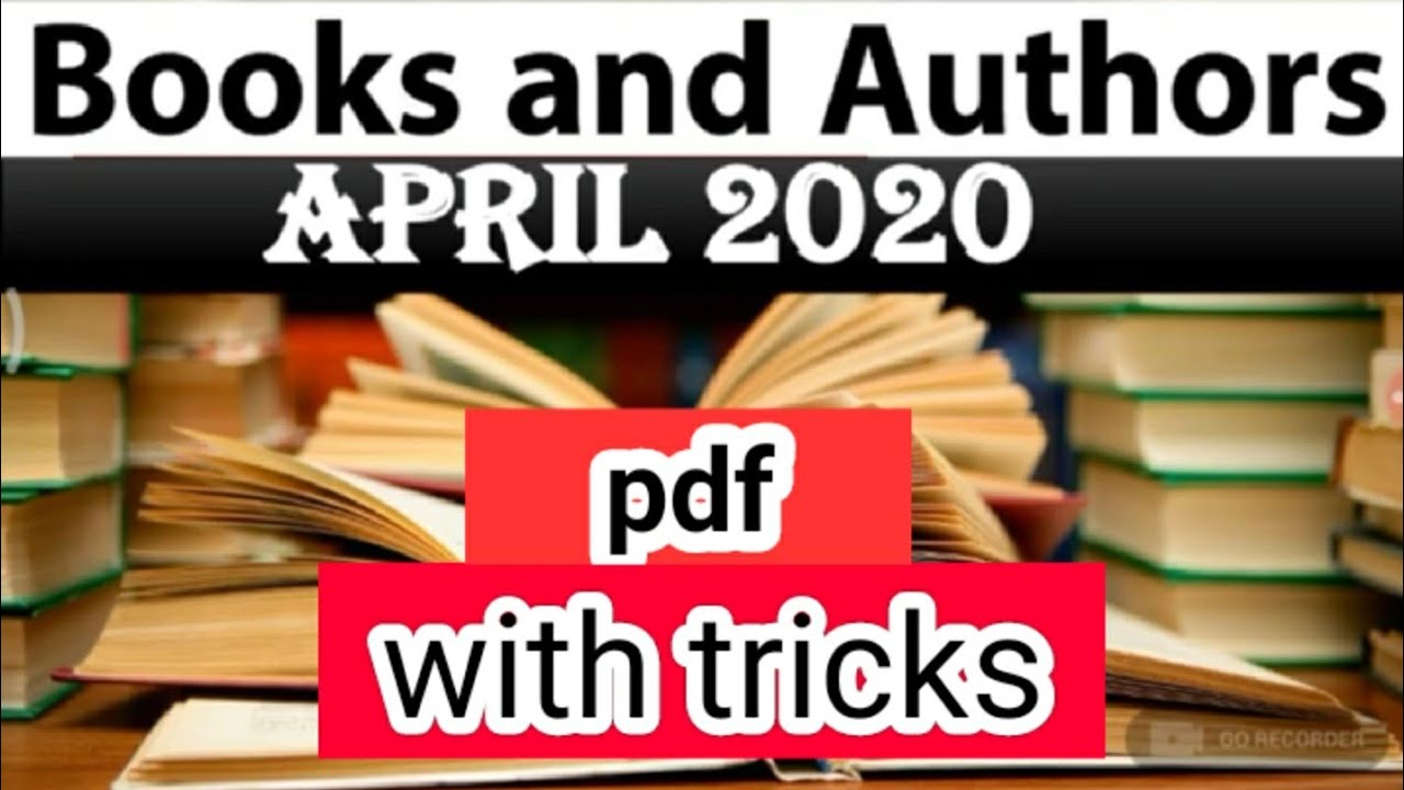 Important Books And Authors APRIL 2020 YouTube important-books-and-authors-april-2020-youtube