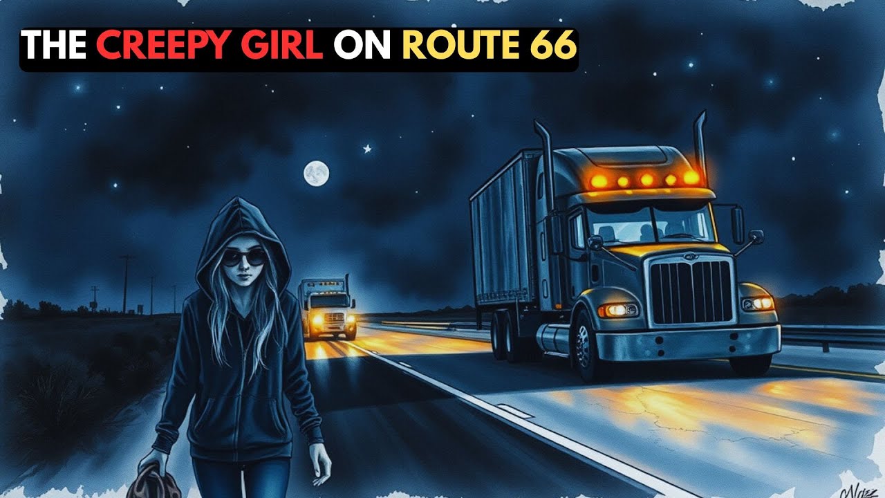 Disturbing Horror: The Creepy Girl on Route 66 | Truck Driver Stories ...