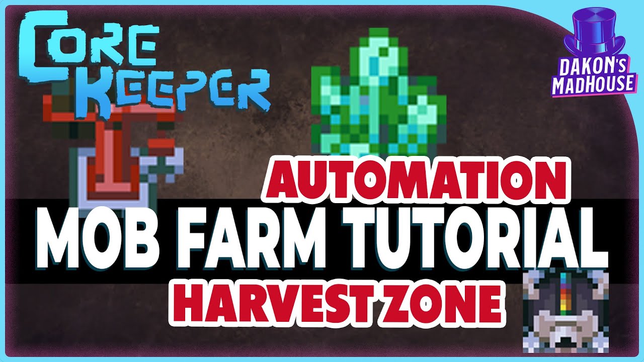Mob Farms: Elimination and Harvesting | Core Keeper 1.1 - YouTube