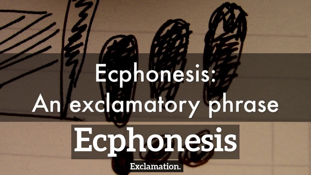 How to Say Ecphonesis in English? | What is Ecphonesis? | How Does ...