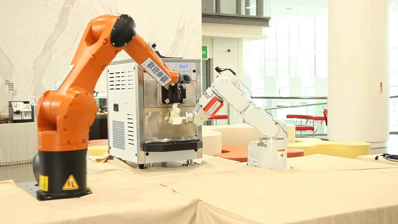 Robotic Arms with Vision Sensor and Inertial Measurement Unit - YouTube