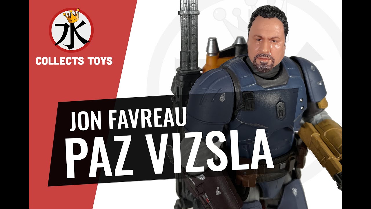 Hasbro Star Wars Black Series Jon Favreau (Paz Vizsla) - YouTube