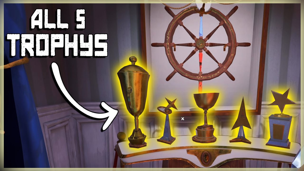 How To Get All 5 Trophies In The Mayors Mansion | Hello Neighbor 2 Cup ...