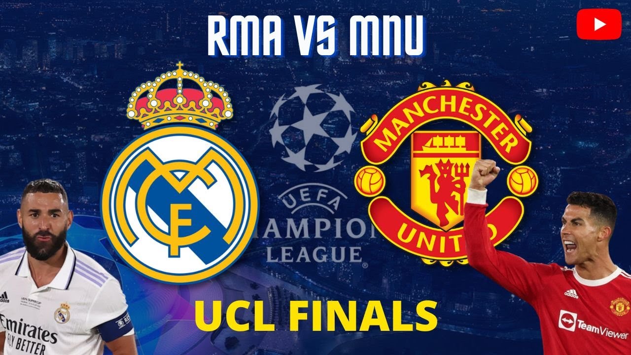 🔴 REAL MADRID vs MANCHESTER UNITED | UCL FINALS | RONALDO | BENZEMA ...