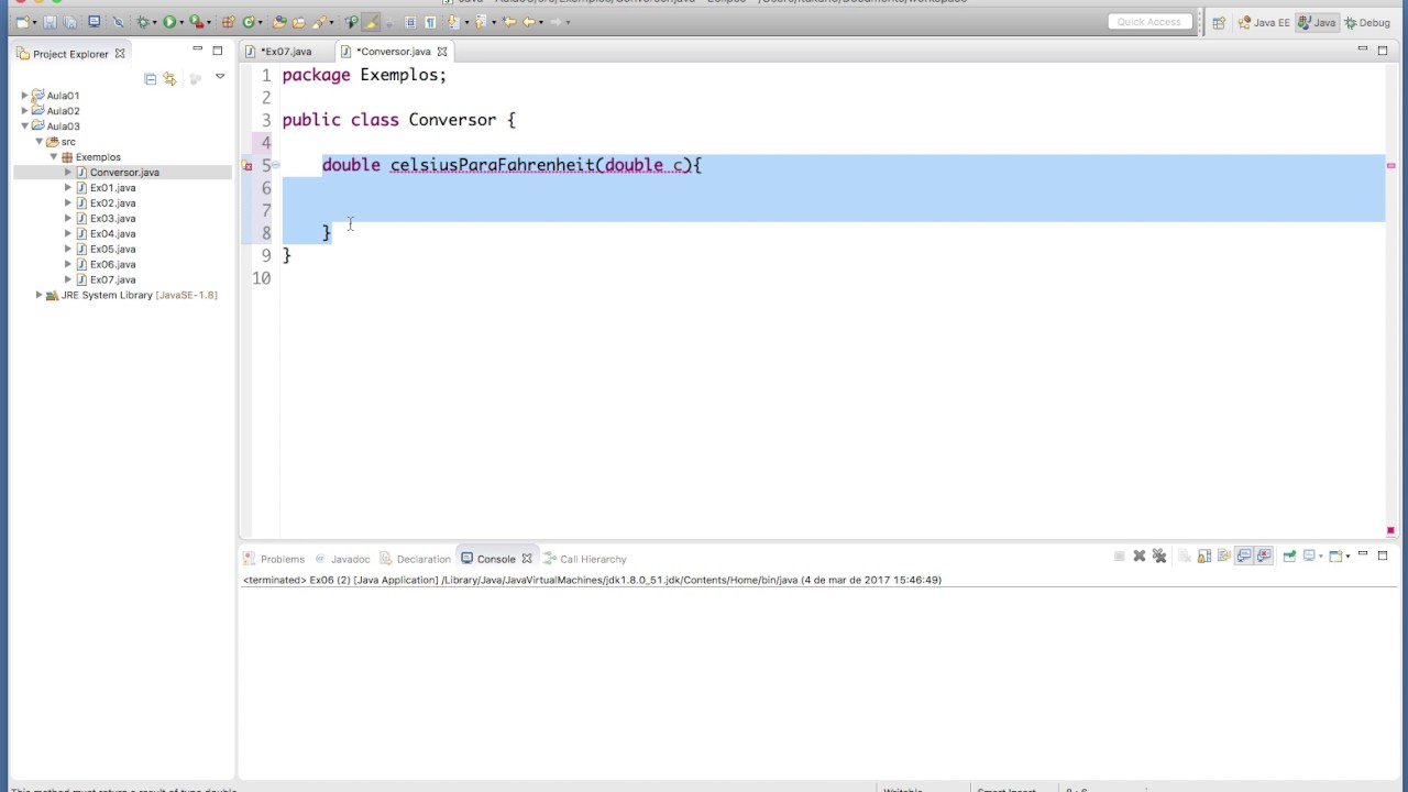 aula22 - Conversor de Temperaturas - YouTube