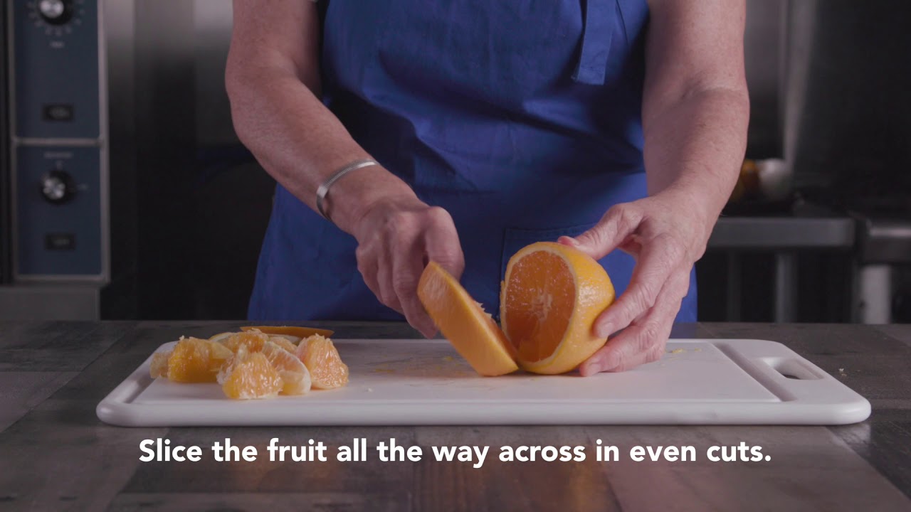 How to Prepare an Orange - YouTube