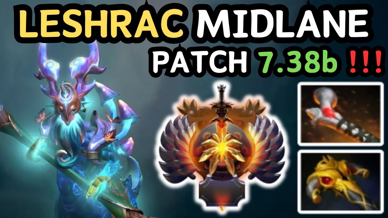 🔥 IMMORTAL LESHRAC Midlane Gameplay Patch 7.38b 🔥 Leshrac Perspective ...