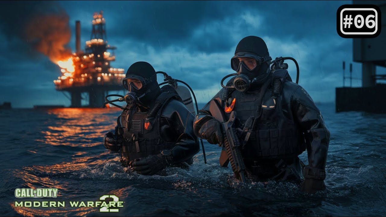 U.S Navy SEALs: Russian Oil Rig Takedown - Call of Duty (MW2) - YouTube