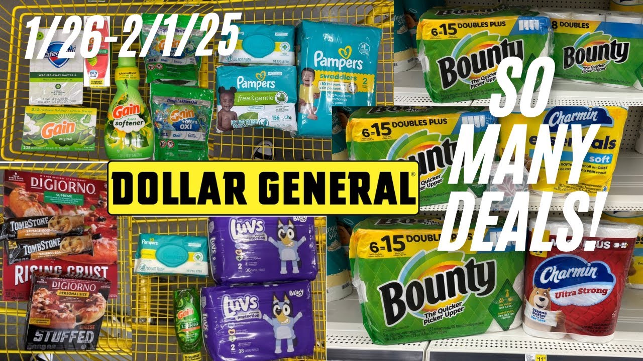 Dollar General Couponing This Week! - 1/26-2/1/25 - Paper, Laundry ...