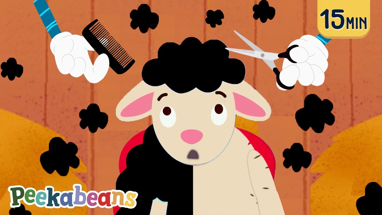 Baa Baa Black Sheep Song & More #kidssongs with #Peekabeans - YouTube