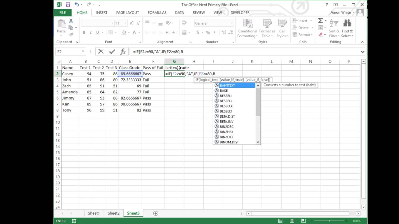 Excel If Statements And Boolean Operators YouTube excel-if-statements-and-boolean-operators-youtube