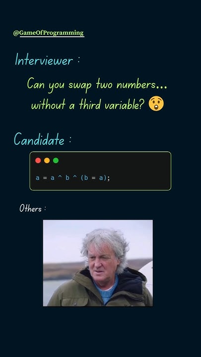 Swap Two Numbers Without Third Variable 🗿 Coding Java Webdevelopment Music Shorts Learning