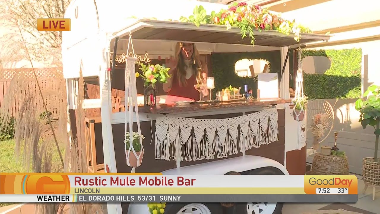 Rustic Mule Mobile Bar - YouTube