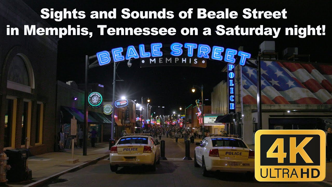 Sights and Sounds of Beale Street in Memphis, Tennessee on a Saturday ...