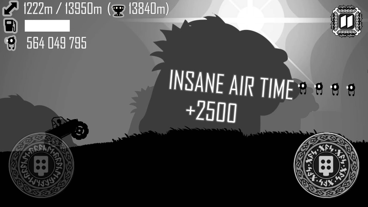 Hill Climb Racing \ Ragnarok \ 15964 meters on Big Finger - YouTube
