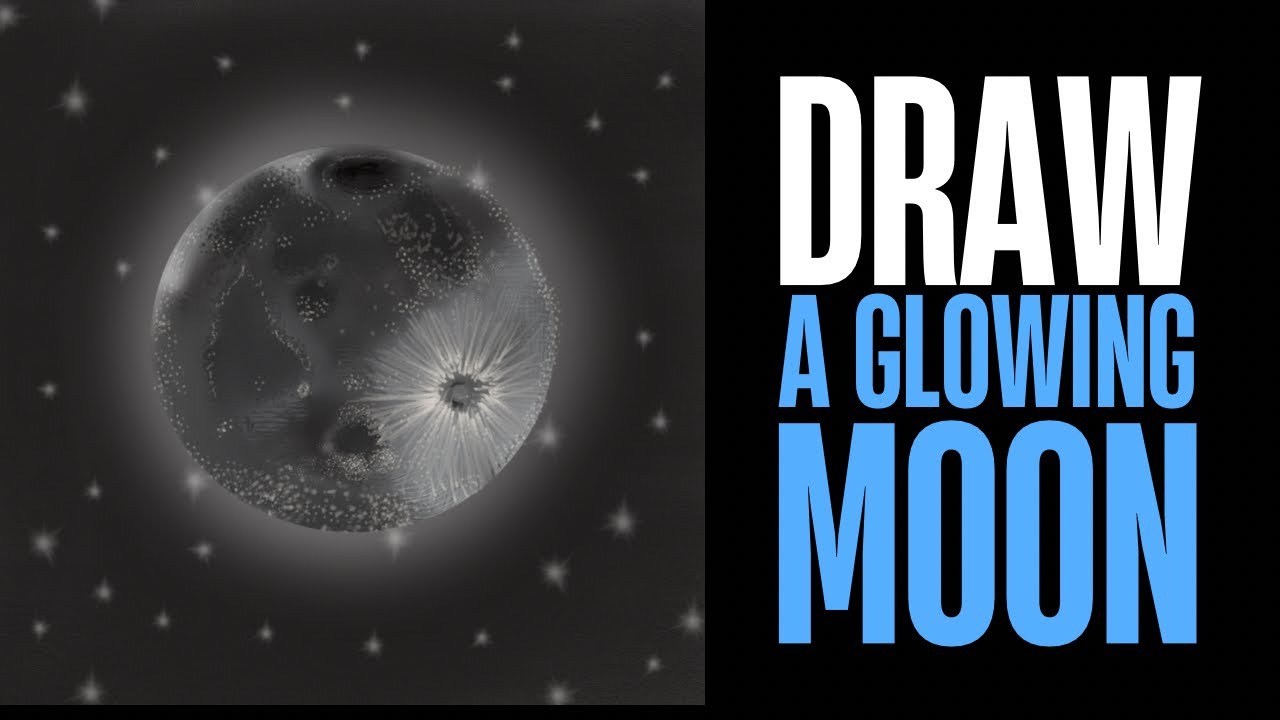 Moon Drawing Tutorial - YouTube