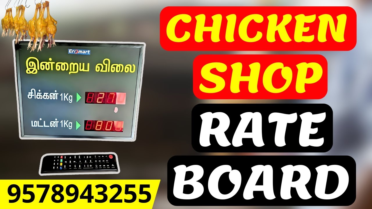 We Tested TOP Display Boards for Chicken Shops and Here's the Winner ...