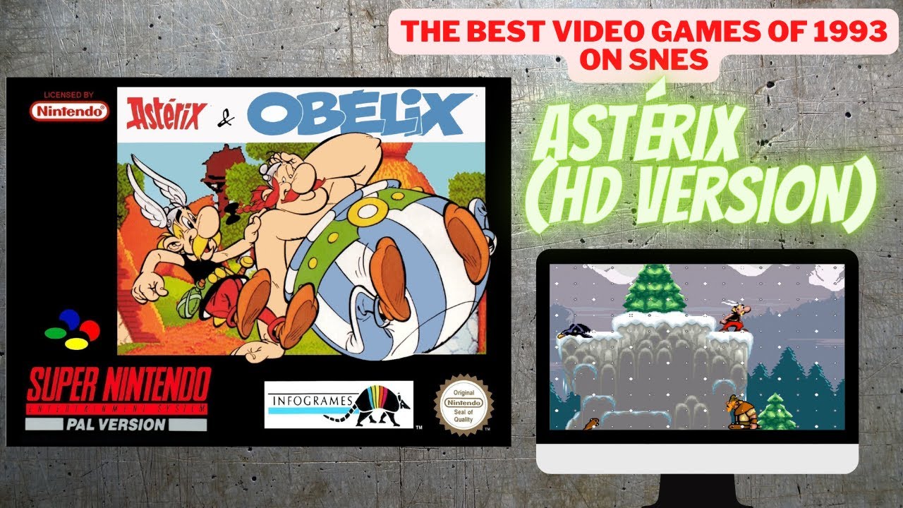 Astérix (HD version) is a 1993 video game for the Super NES platform ...