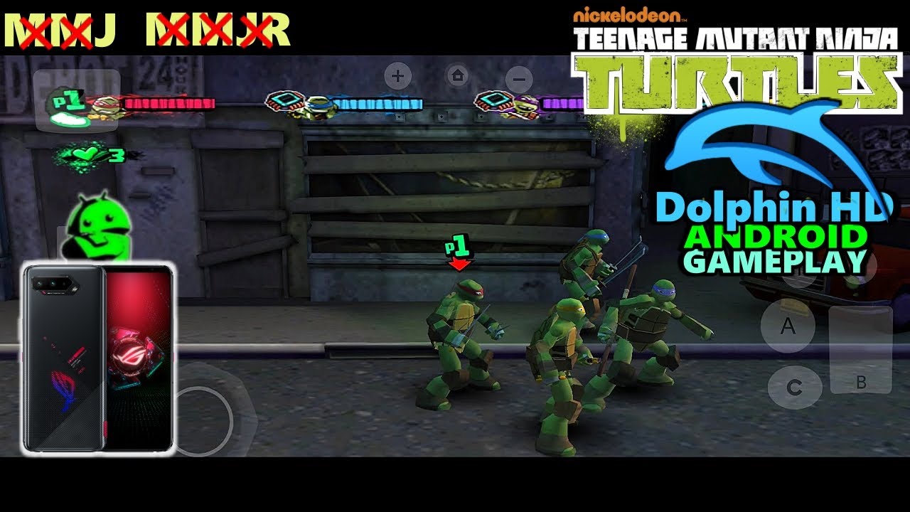 Nickelodeon Teenage Mutant Ninja Turtles Wii on Android [Dolphin ...