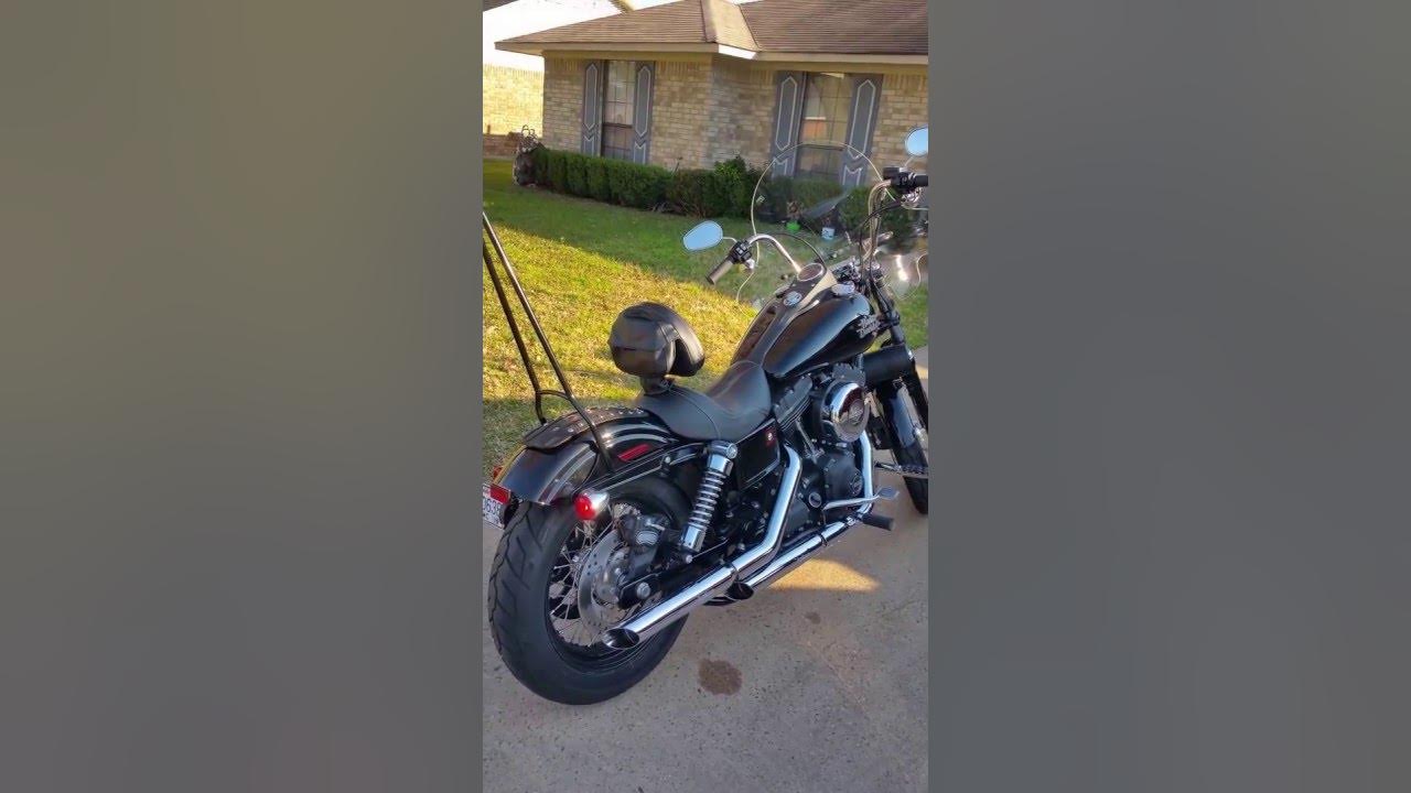 Harley python slip on exhaust - YouTube