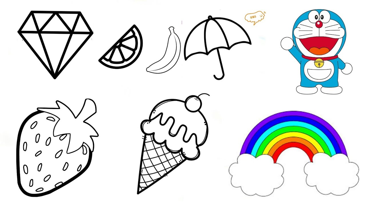 Drawing painting and colouring for kids and Toddlers/kids art/How to ...