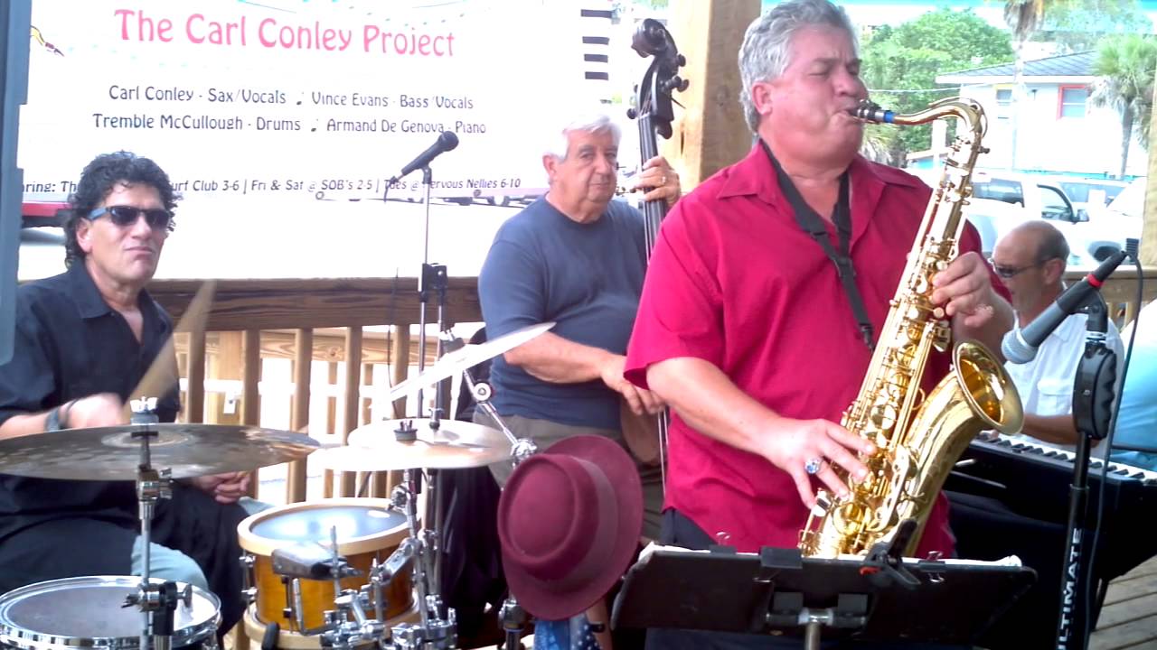 Captain Carl Conley jazz band ft myers beach - YouTube