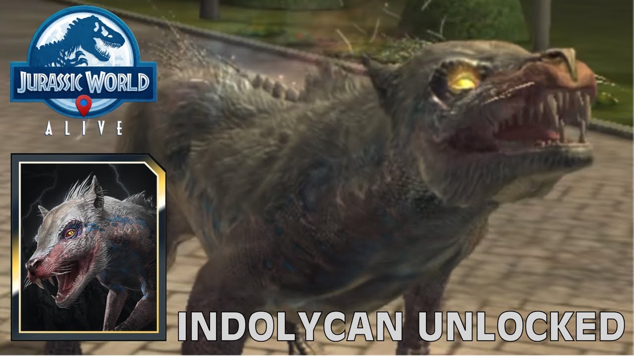 Indolycan Unlocked - Jurassic World Alive - YouTube