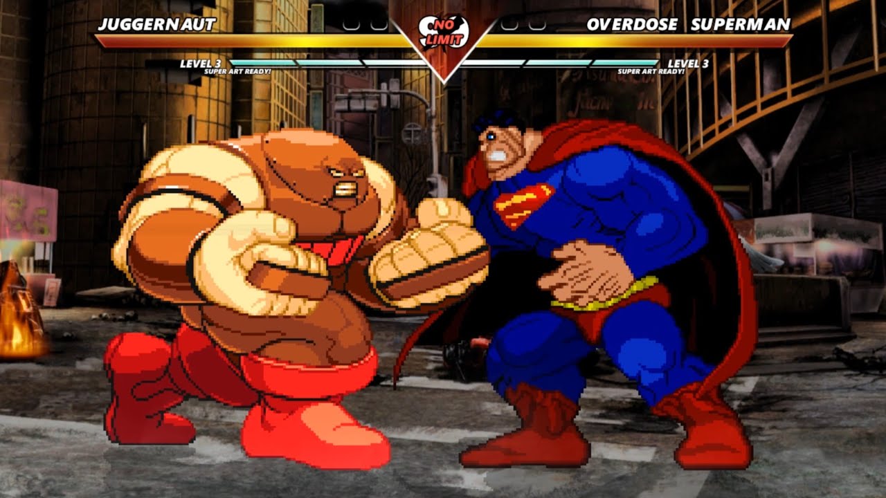 JUGGERNAUT vs OVERDOSE SUPERMAN - High level insane fight - YouTube