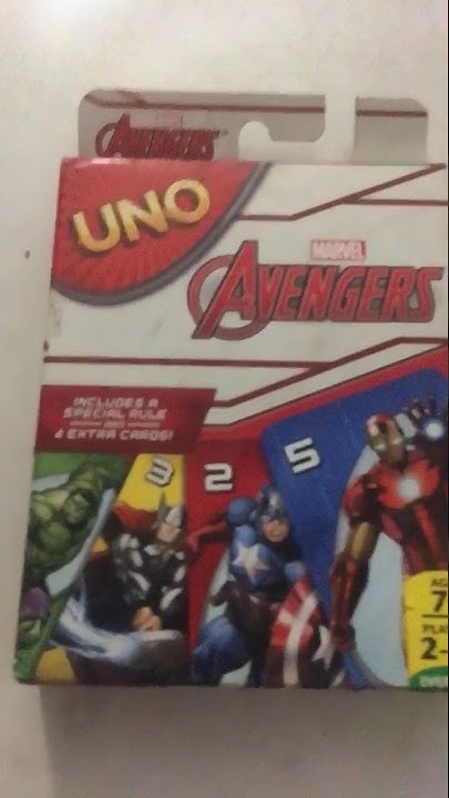 Unboxing Uno Avengers Edition… (PT1) - YouTube