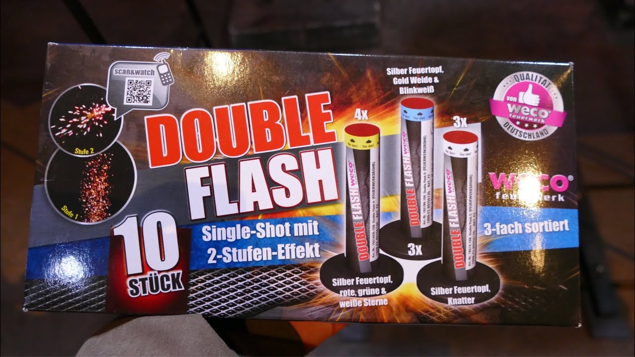 DOUBLE FLASH WECO NEUHEIT 2018 | Pyro Special - YouTube