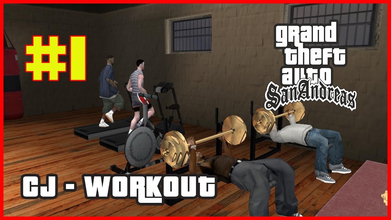 GTA San Andreas gym moves 2019 CJ - Workout (playthrough)(1080p)🇺🇸 ...