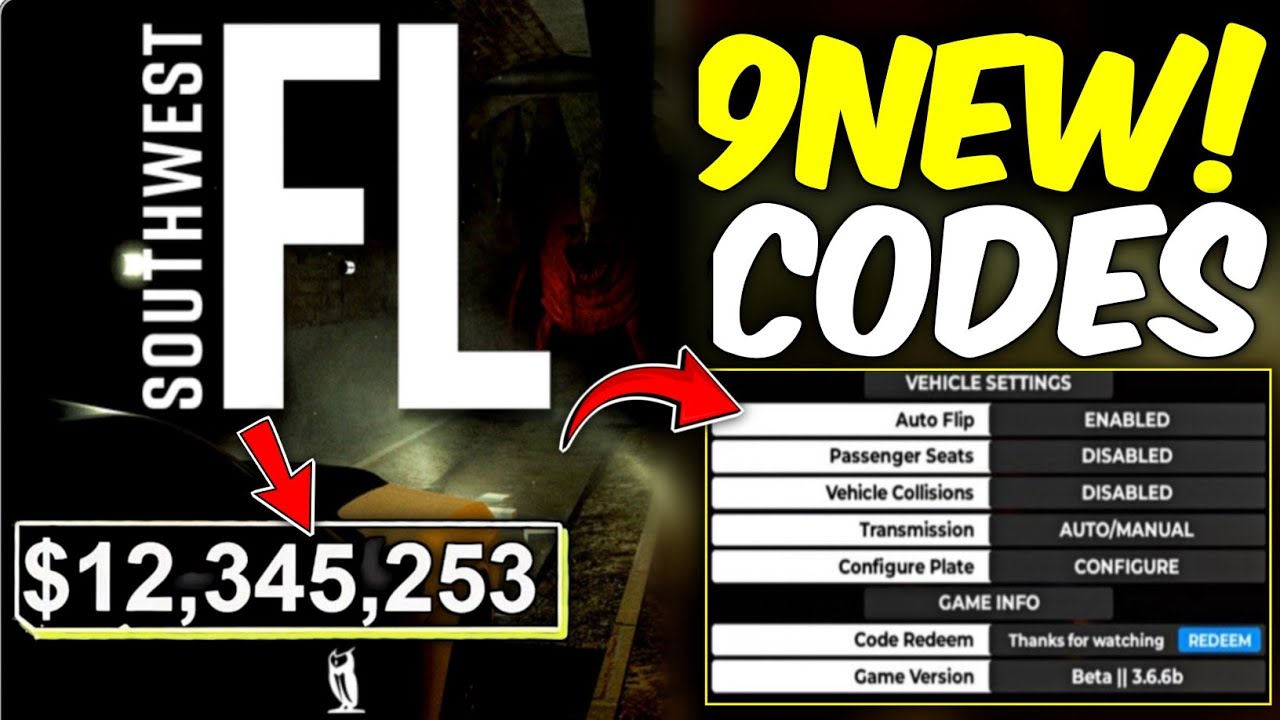 ⚠️ NOVEMBER!! CODES ⚠️ SOUTHWEST FLORIDA BETA ROBLOX CODES 2024-SOUTHWEST FLORIDA CODES - YouTube