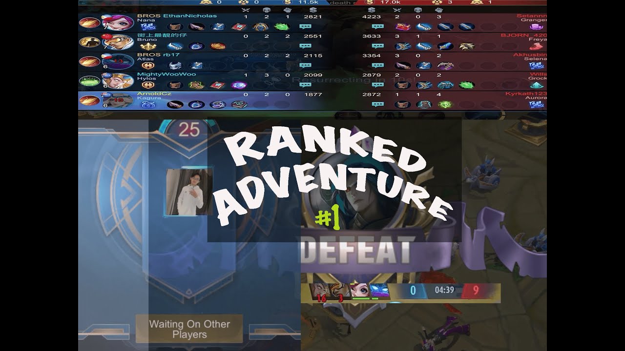 Epic Comeback! - RANKED ADVENTURES #1 (MLBB) - YouTube