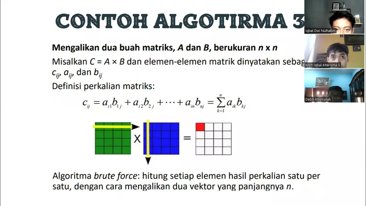Tugas Kelompok Analisis dan Perancangan Algoritma Pertemuan Ke-4 - YouTube