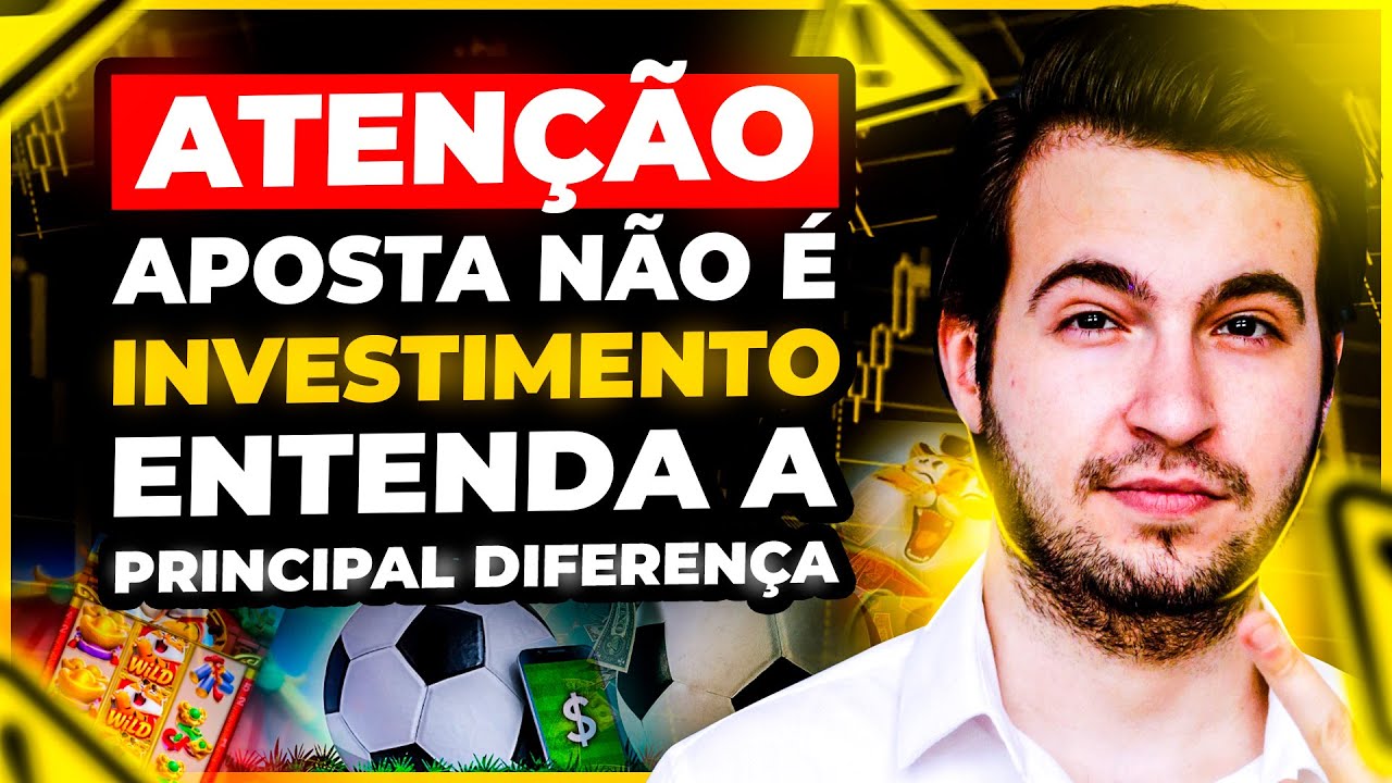 Entenda a principal diferença entre aposta e investimentos - YouTube