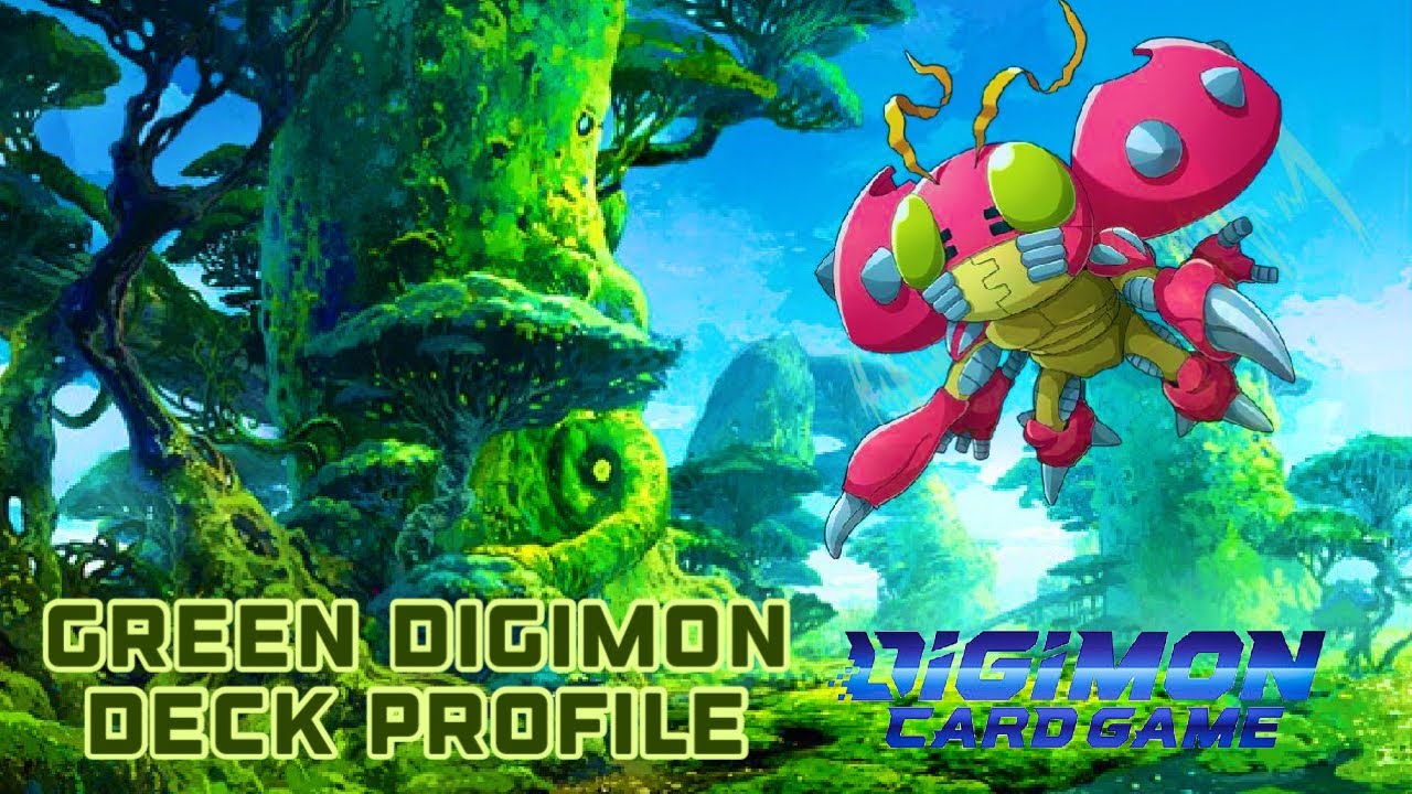 Green Digimon TCG Deck Profile May 2021 Ver 1.0 - YouTube