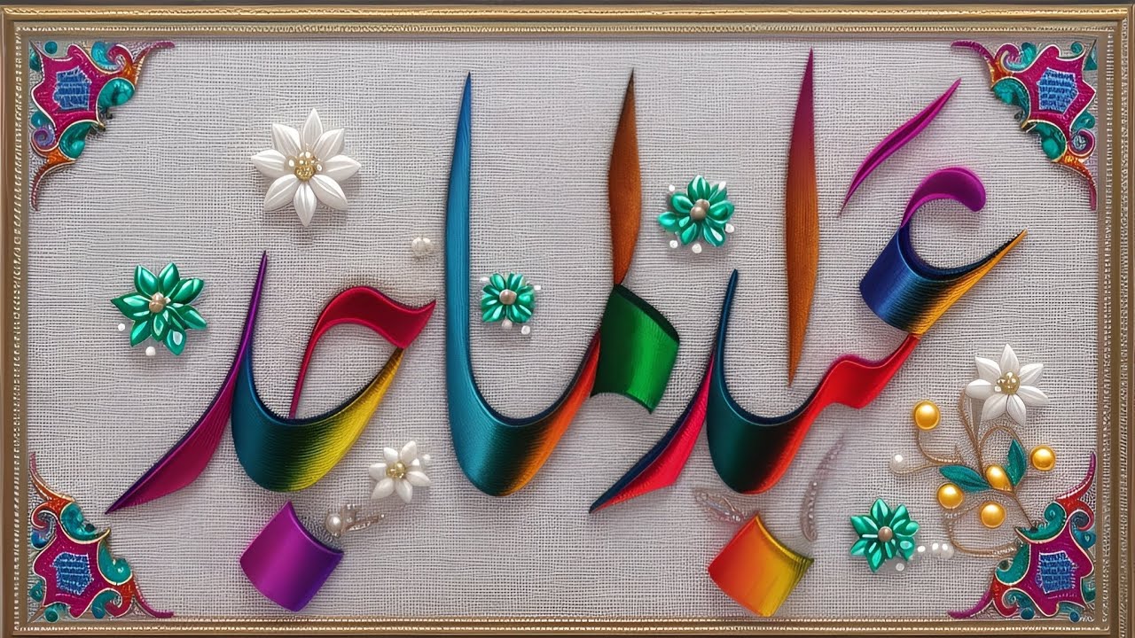 Design name, beautiful name, Calligraphy - YouTube