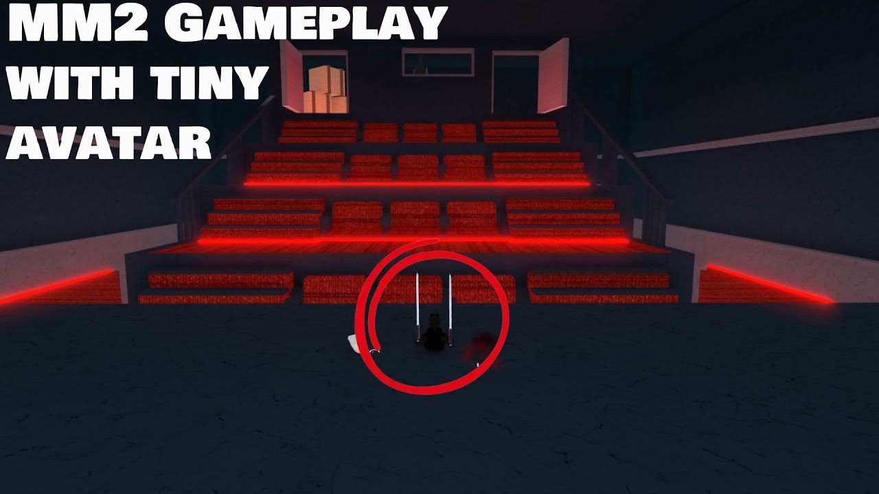MM2 Gameplay + funny moments with tiny avatar ! ( Murder Mystery 2 ...