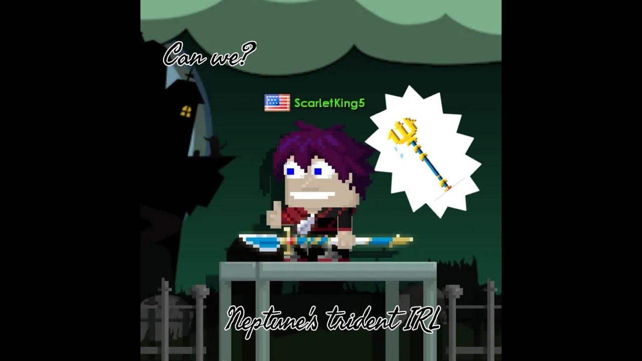 Growtopia: Neptune trident Project (IRL) - YouTube