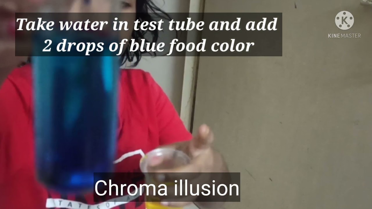 Chroma illusion - Science experiment - YouTube