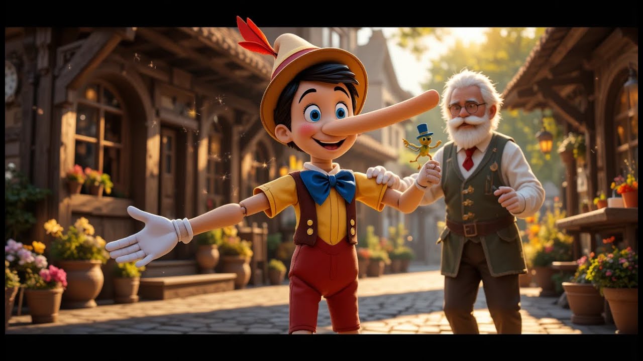 Pinocchio: Nose That Grow When He Lies | Bedtime Moral Story | Fairy ...