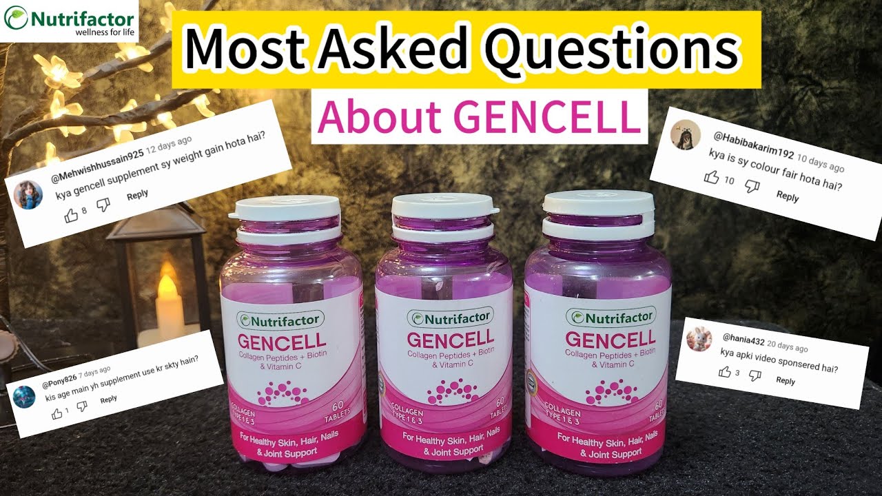 Nutrifactor gencell collagen tablets Q&A | best collagen supplement for ...