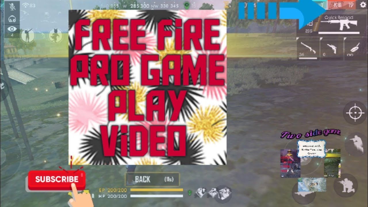 Free fire Pro game play video - YouTube