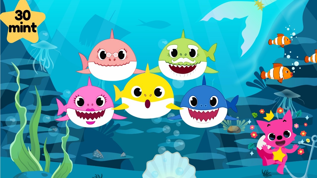baby shark | sea animals | baby shark song | aquatic animals for kids ...