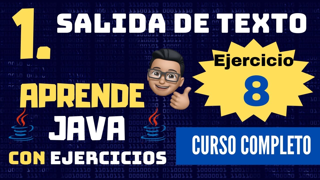 Salida de Texto en Java - Ejercicio 8 - YouTube