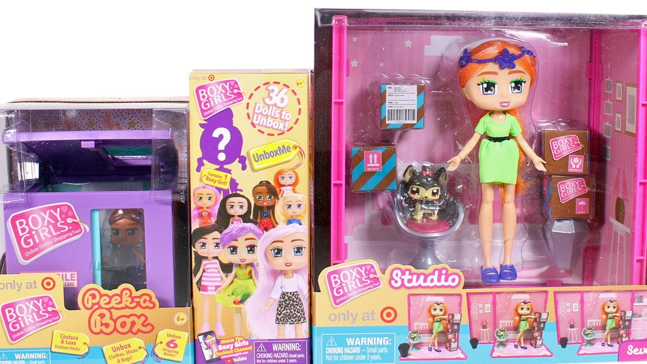 Boxy Girls Studio, Peek a Box and Blind Box Target Exclusive Unboxing ...