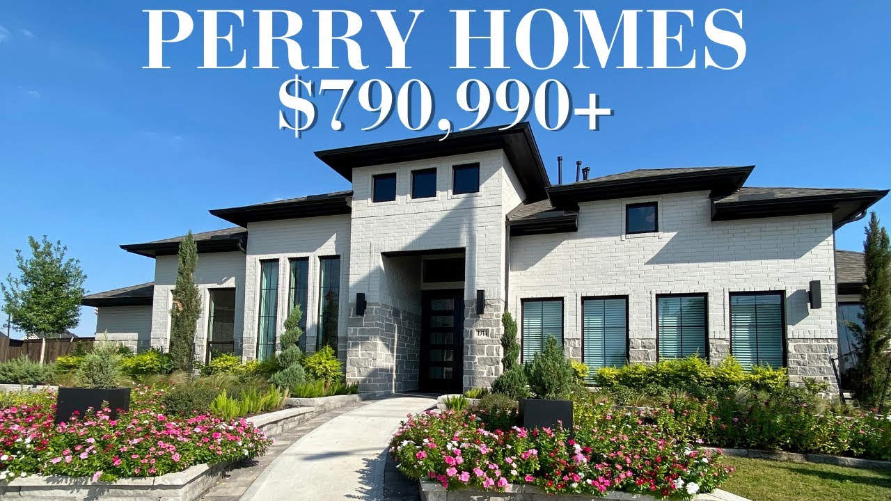 STUNNING PERRY HOMES KITCHEN! | MY FAVORITE FLOORPLAN BY PERRY |KATY ...