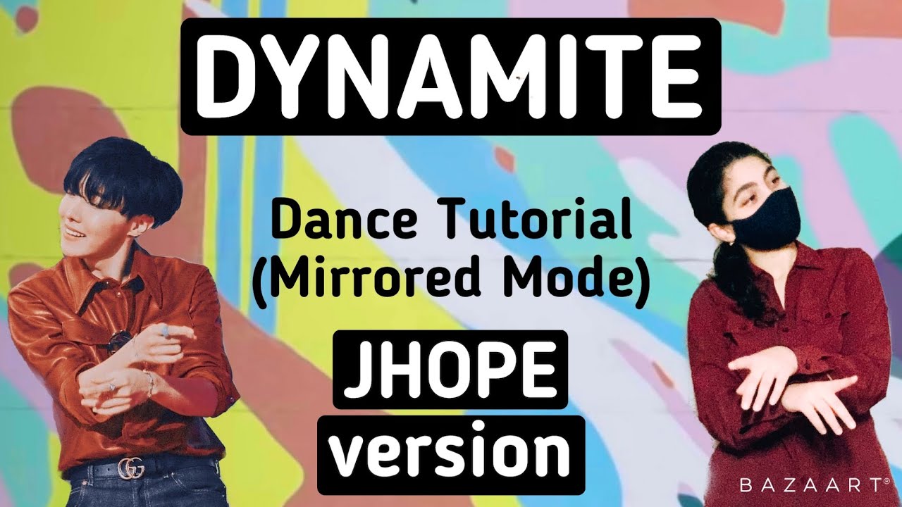 BTS Dynamite- Dance Tutorial (J-HOPE version) - YouTube