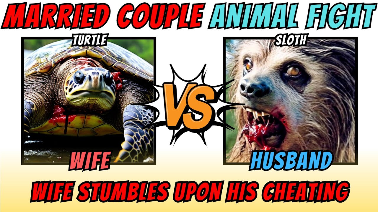 Turtle VS Sloth Wife stumbles upon his cheating Married Couple Wild ...